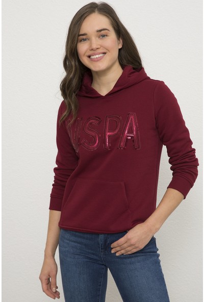 U.S. Polo Assn. Kadın Kırmızı Sweat Shirt Basic 50224445-Vr014 U.S. Polo Assn. Kadın Kırmızı Sweat Shirt Basic 50224445-Vr014