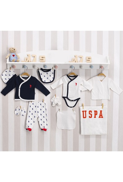 U.S. Polo Assn. U.s. Polo Assn Lisanslı Bebek 10 'lu Hastane Çıkış Seti