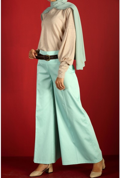 ALLDAY Bol Paça Korsajlı Pantolon ALLDAY Bol Paça Korsajlı Pantolon