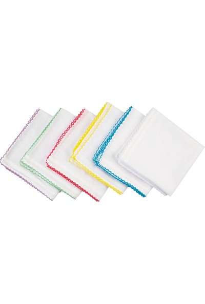 Kezban Tekstil Beyaz Tülbent Iç Başörtüsü Oyalı 5 Adet 90 x 90 cm Pamuklu Kezban Tekstil Beyaz Tülbent Iç Başörtüsü Oyalı 5 Adet 90 x 90 cm Pamuklu