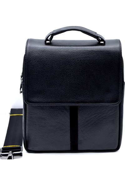 Veskemann Firmino Siyah Deri El Omuz Postacı Çantası