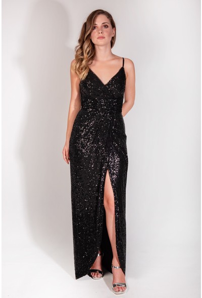 Maxxe Payetli Elbise