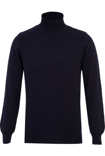 Kiğılı Balıkçı Yaka Slim Fit Triko Kazak