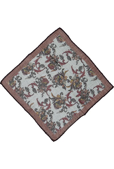 Kiğılı İtalyan Yün Desenli Mendil