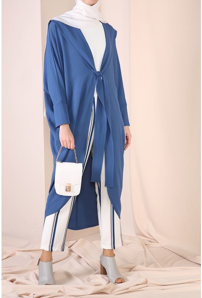 Allday Yarasa Kol Kapüşonlu Hırka Allday Yarasa Kol Kapüşonlu Hırka