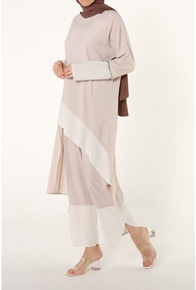 Allday Asimetrik Pantolonlu Takım