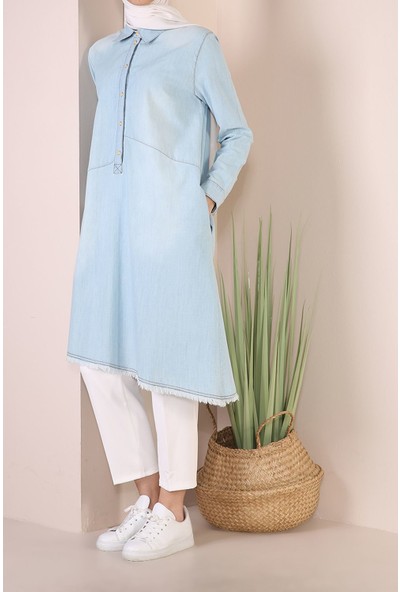 Allday Pamuklu Denim Tunik Allday Pamuklu Denim Tunik