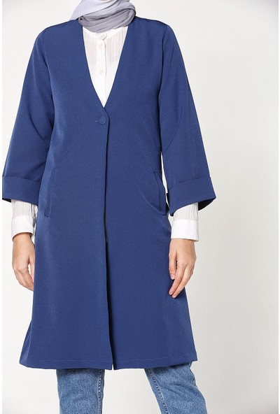 ALLDAY Düğmeli Uzun Ceket
