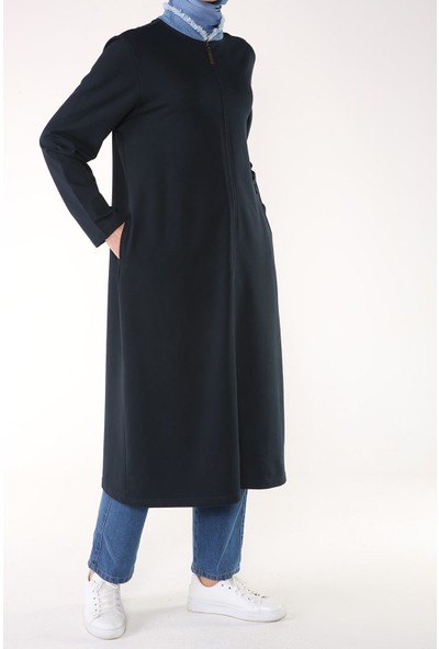 ALLDAY Arkası Detaylı Kot Garnili Hırka