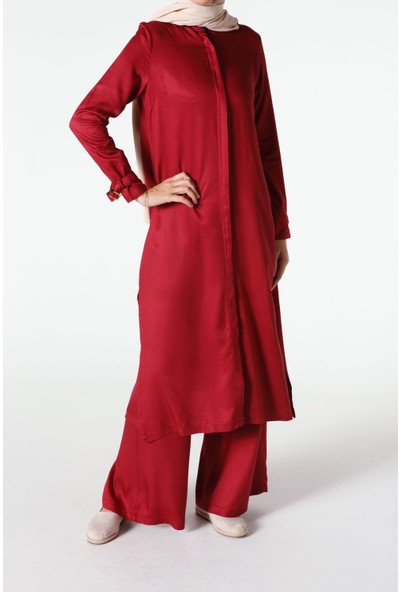 Allday Viskon Gizli Patlı Pantolonlu Ikili Takım