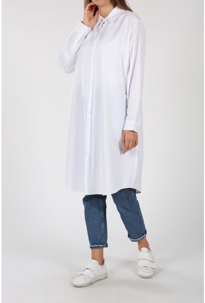 Allday Kadın Büyük Beden Gömlek Tunik