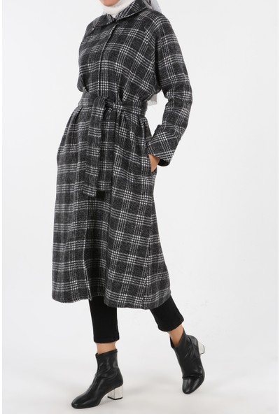 ALLDAY Oduncu Ekoseli Reglan Kol Kap