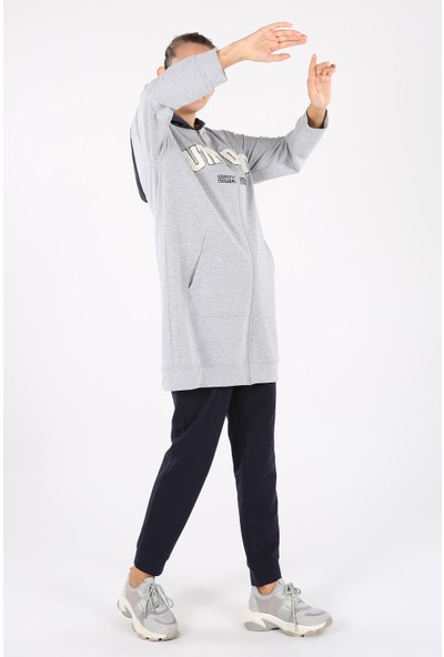ALLDAY Kapüşon Garnili Nakışlı Eşofman Takımı