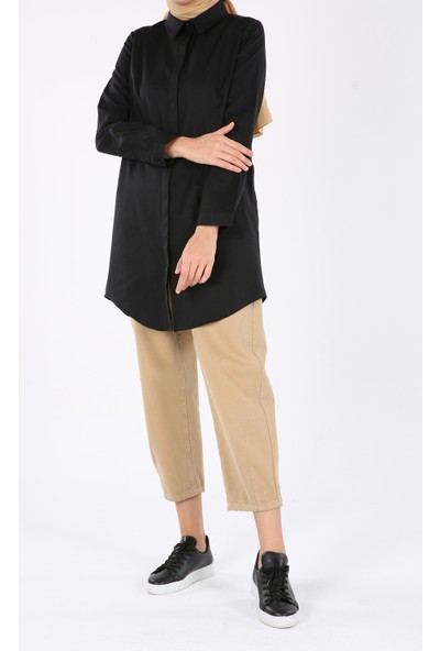 ALLDAY Gizli Patlı Gömlek Tunik