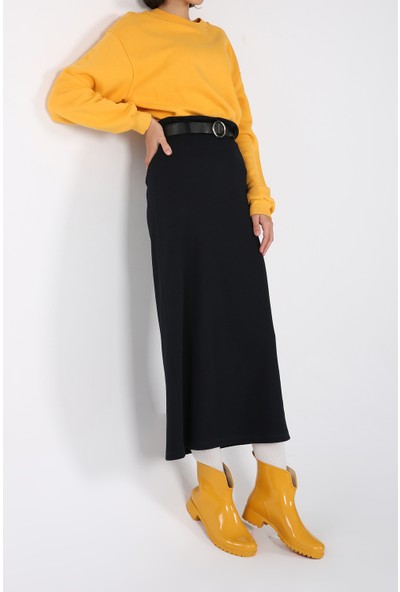 Yarece Kemerli Etek