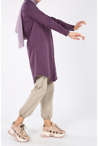 Allday Gizli Patlı Gömlek Tunik