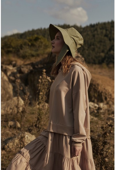 ALLDAY Kapüşonlu Penye Sweat Tunik ALLDAY Kapüşonlu Penye Sweat Tunik