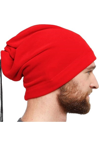 Imershoes Kırmızı Polar Boyunluk Bere