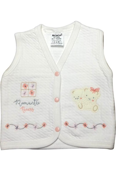 Minikel Sevimli Ikiz Ayıcık Kapitone Yelek