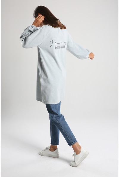 Allday Arkası Nakışlı Gömlek Tunik