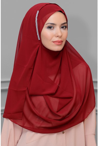 Hürrem Kadın Haki Pratik Şifon Malezya Şal Hürrem Kadın Haki Pratik Şifon Malezya Şal