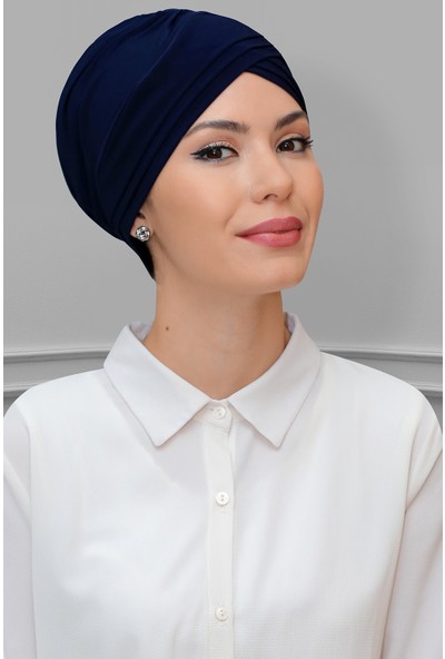 Hürrem Kadın Lacivert Üç Çapraz Pratik Bone