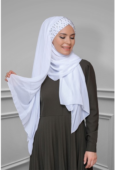 Hürrem Bone Taşlı Şal