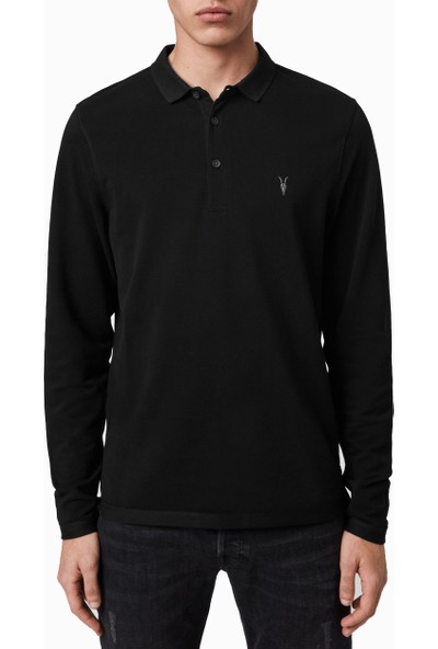 All Saints Erkek Polo Yaka Sweatshirt MD170H U004915 - Bordo All Saints Erkek Polo Yaka Sweatshirt MD170H U004915 - Bordo