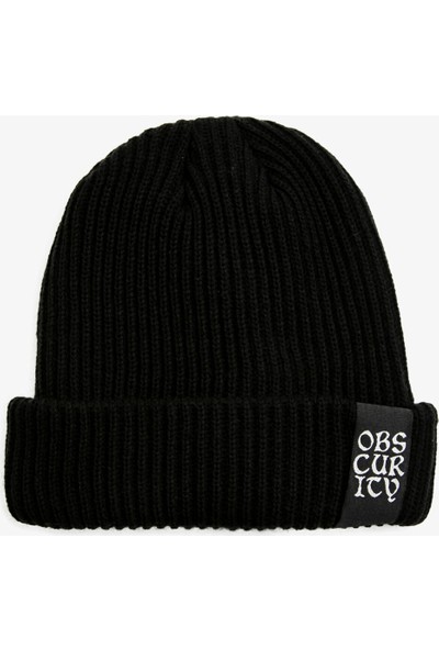 Koton Yazılı Baskılı Bere