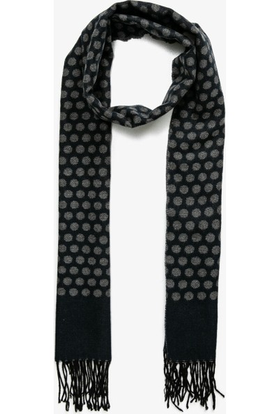 Koton Puantiyeli Püsküllü Atkı