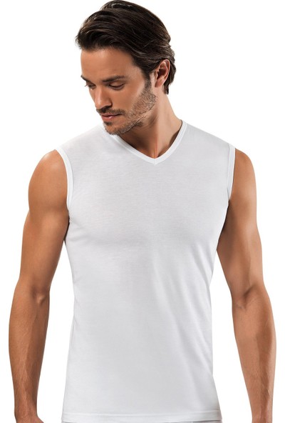 Erdem İç Giyim Modal V Yaka Kolsuz T-Shirt Erdem İç Giyim Modal V Yaka Kolsuz T-Shirt