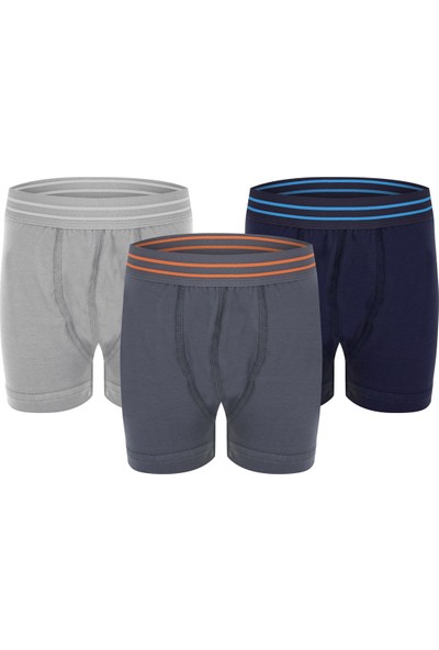 Erdem İç Giyim 3'Lü Erkek Çocuk Elastan Boxer Erdem İç Giyim 3'Lü Erkek Çocuk Elastan Boxer