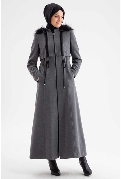 Sitare Almeda Kapşonlu Manto 21K2223