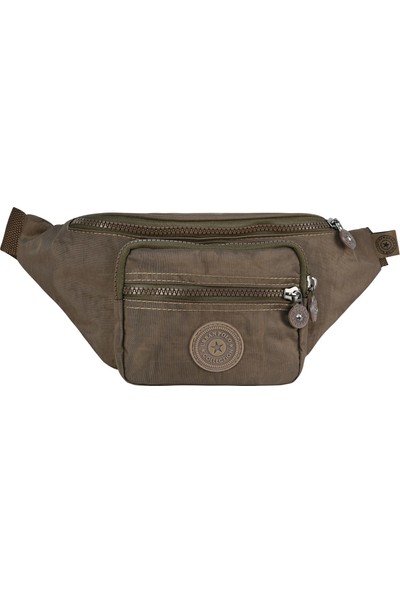 Urban Polo Kahverengi Kadın Su Geçirmez Krinkıl Kumaş Bel Çantası Çantası UPT3030
