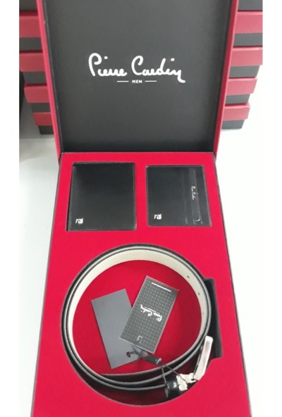 Pierre Cardin Erkek Kemer Cüzdan Üçlü Set 02 Pierre Cardin Erkek Kemer Cüzdan Üçlü Set 02