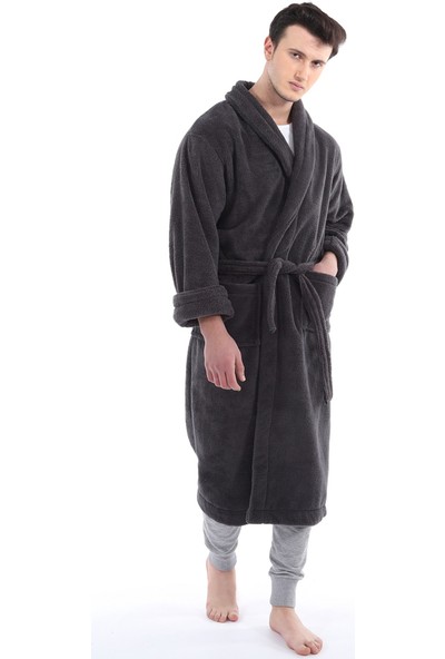 Nety Wear Nety 478 Füme Erkek Welsoft Sabahlık