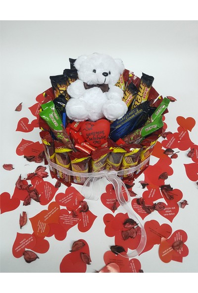 Sanat Hediyelik Ayıcıklı Sürpriz Hediyelik Kalp Çikolata Kutusu Sanat Hediyelik Ayıcıklı Sürpriz Hediyelik Kalp Çikolata Kutusu