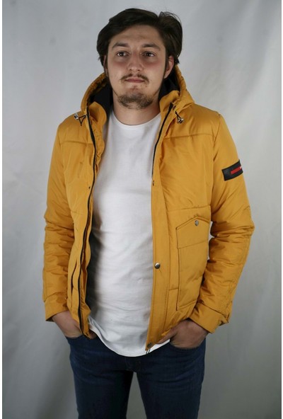 Rodrigo 2173 Kapşonlu Şişme Erkek Mont