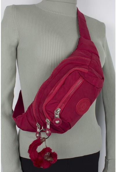 Kenyon 059 Klinkır Kumaş Kadın Bel ve Göğüs Çantası Kırmızı Kenyon 059 Klinkır Kumaş Kadın Bel ve Göğüs Çantası Kırmızı