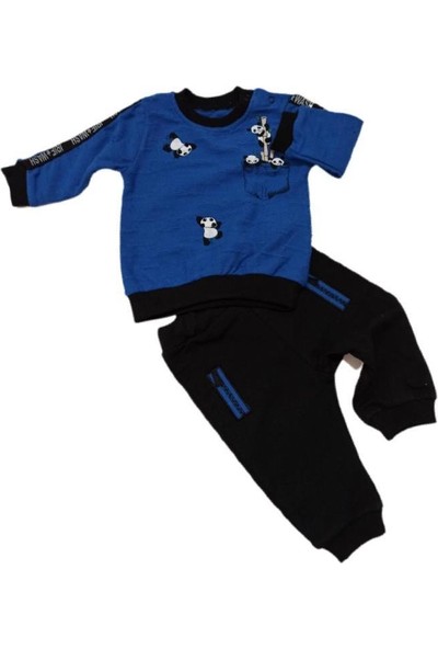 Hazal Baby Erkek Bebek Pandalı 2'li Takım Hazal Baby Erkek Bebek Pandalı 2'li Takım