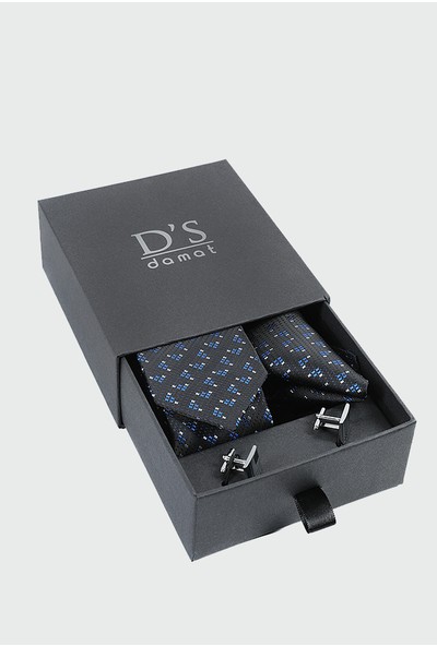 D'S Damat Ds Damat Standart Kravat-Mendil-Kol Düğmesi Aksesuar Setleri D'S Damat Ds Damat Standart Kravat-Mendil-Kol Düğmesi Aksesuar Setleri