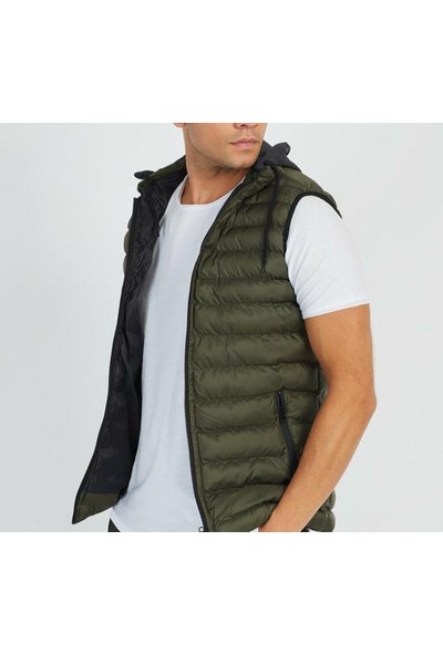 Erkek Siyah Şişme Yelek