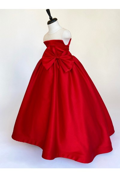 Zühre Balaban Fiyonklu Kız Çocuk Abiye Elbise