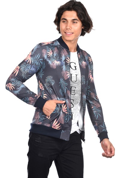 Guest Dijital Baskılı Fermuarlı Hırka Guest Dijital Baskılı Fermuarlı Hırka