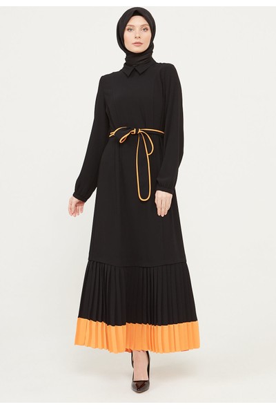 Setrms Pile Detaylı Elbise