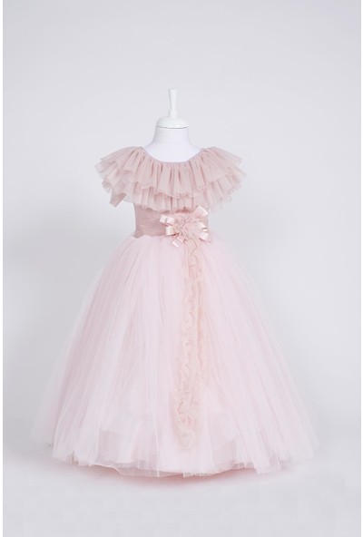 Miss Helina Meneviş Yaka Detaylı Gelinlik Miss Helina Meneviş Yaka Detaylı Gelinlik