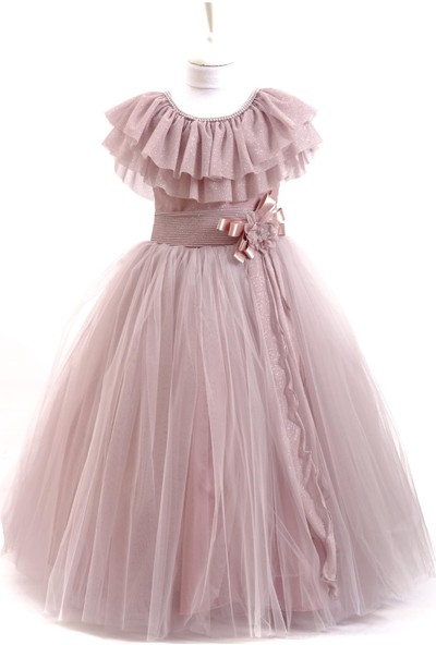 Miss Helina Meneviş Yaka Detaylı Gelinlik Miss Helina Meneviş Yaka Detaylı Gelinlik