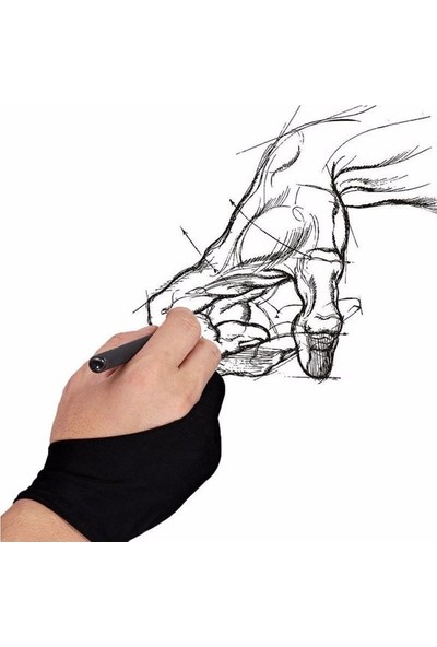 Huzur Grafikerler Için Profesyonel Grafik Tablet Çizim Eldiveni Huzur Grafikerler Için Profesyonel Grafik Tablet Çizim Eldiveni