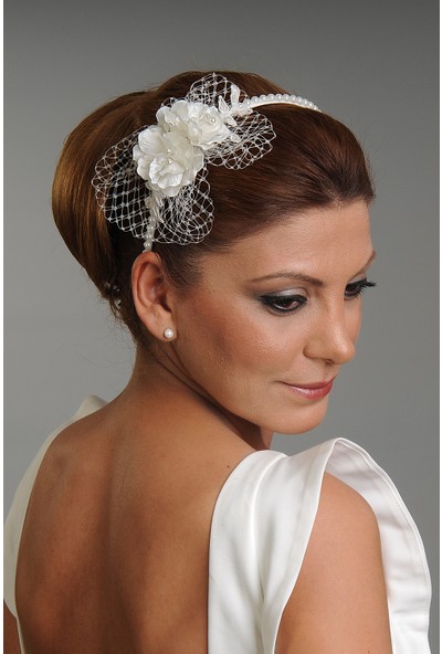 Turkuaz Aksesuar Gelin Nikah Şapkası Turkuaz Aksesuar Gelin Nikah Şapkası