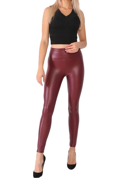 Magical Story Yüksek Bel Korse Özellikli Günlük Kadın Deri Tayt Magical Story Yüksek Bel Korse Özellikli Günlük Kadın Deri Tayt